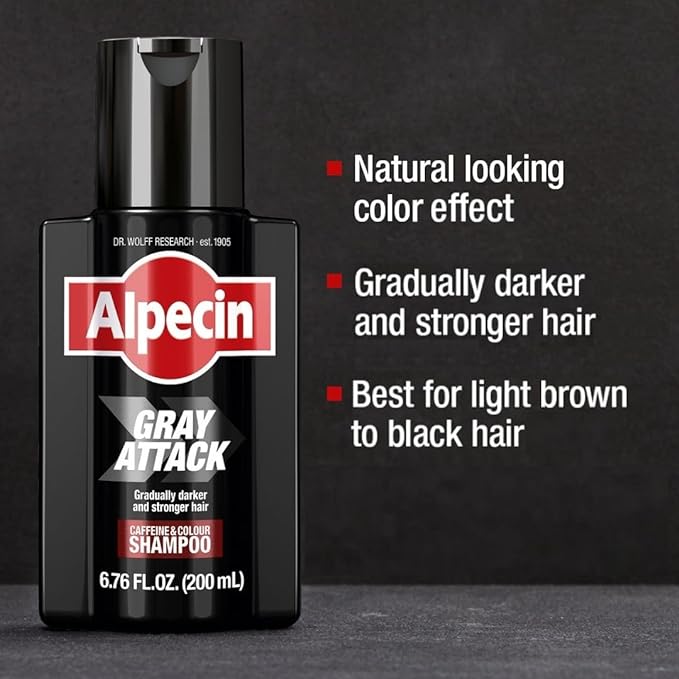 Alpecin Gray Attack Caffeine & Color Shampoo – Alpecin USA